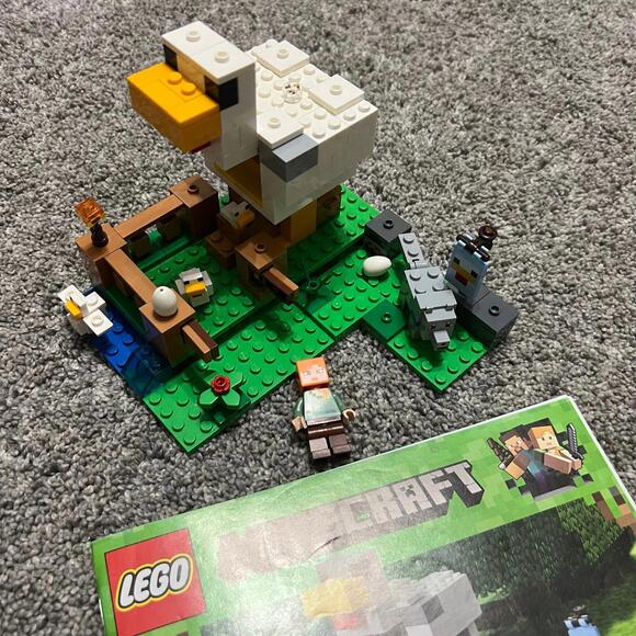 Lego | Toys | Lego 214 Minecraft The Chicken Coop | Poshmark